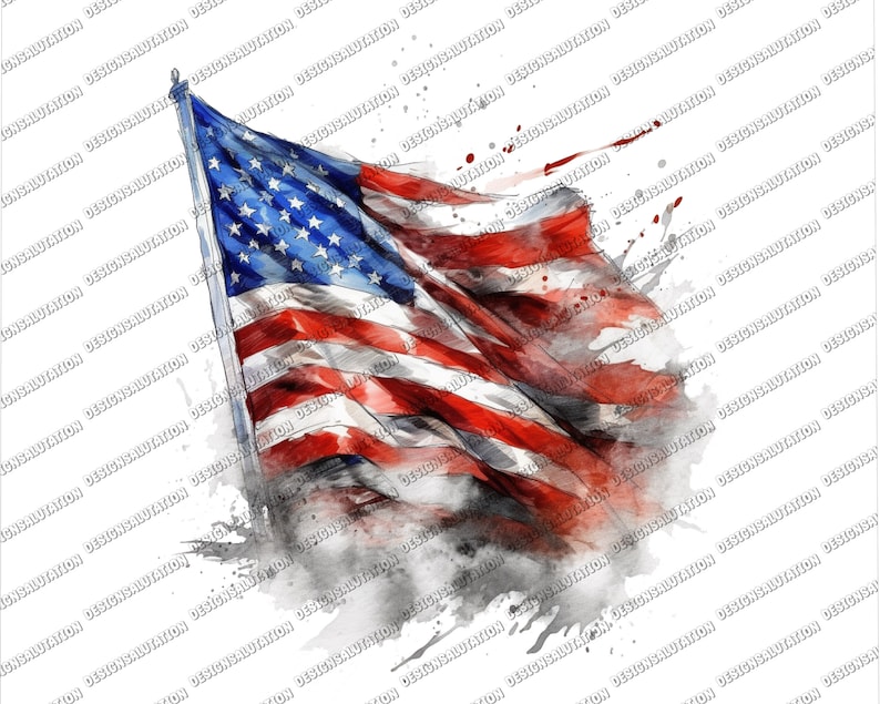 American Flag PNG American Flag Portrait Flag Illustration Flag ...