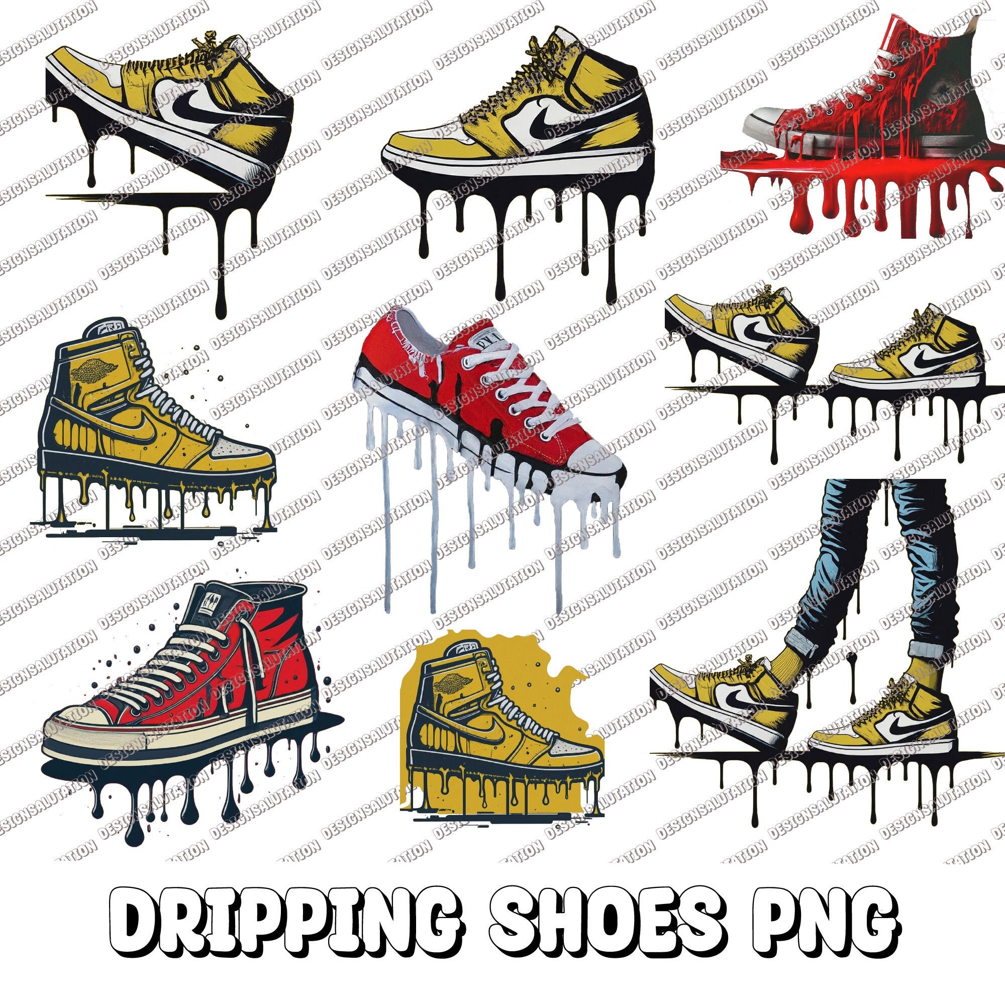 Dripping Sneakers Png, Dripping Png, Dripping Sneakers Clipart ...