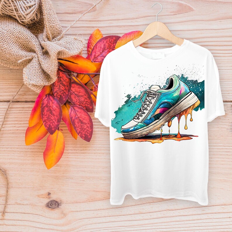 Dripping Sneakers Png Sublimation Design, Dripping Png, Sports Shoes ...