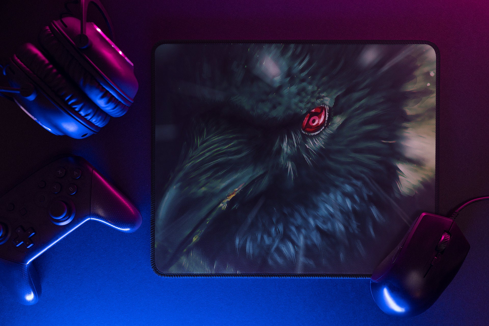 Anime LED Mouse Pad - Itachi's Raven sold by Gerard Ryan | SKU 43186504 ...