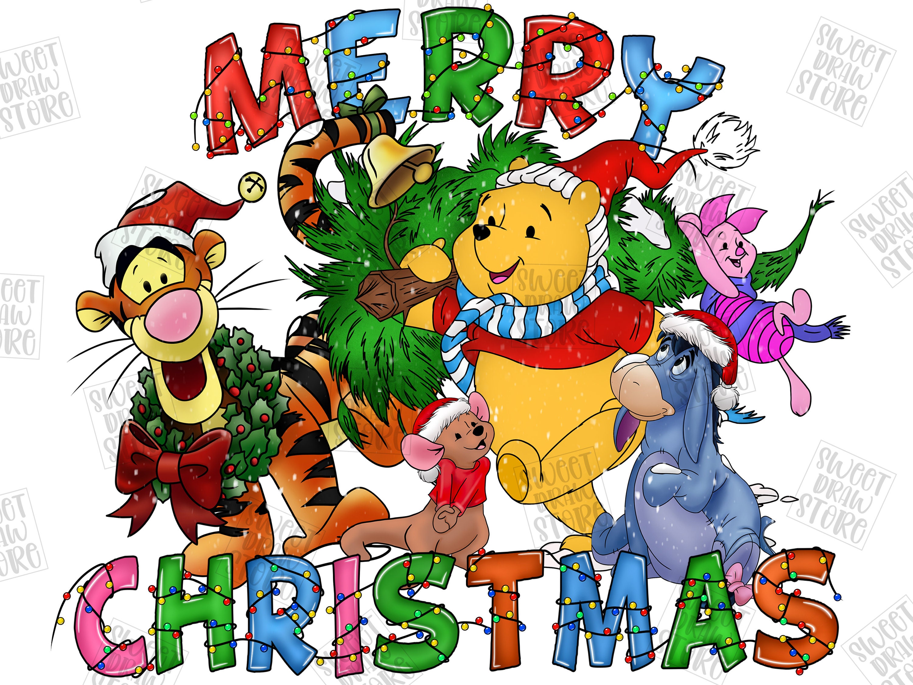 Winnie The Pooh Merry Christmas Pictures