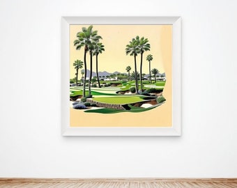 TPC Sawgrass Golf Course Poster Print SVG PNG Digital - Etsy