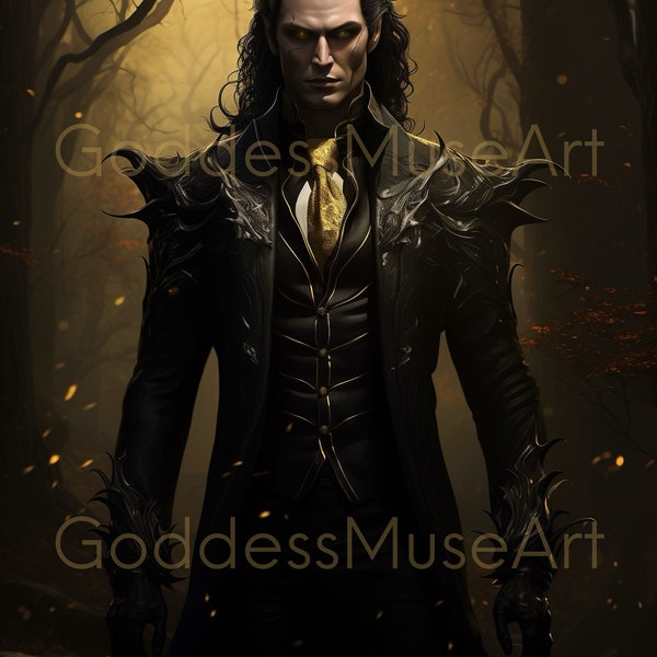 Belial Demon Print - Etsy