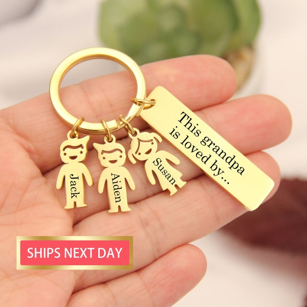Keychain for Grandpa - Etsy