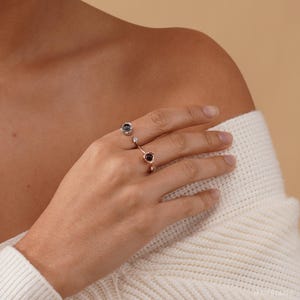 Projection Rings, Photo Rings for Women, Custom Picture Rings, Silver ...