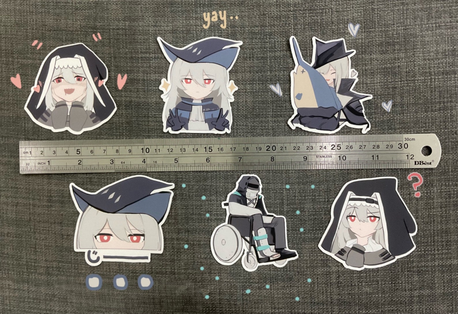 Arknights Seaborn Collection 1 Waterproof Sticker X6 Original Creator ...