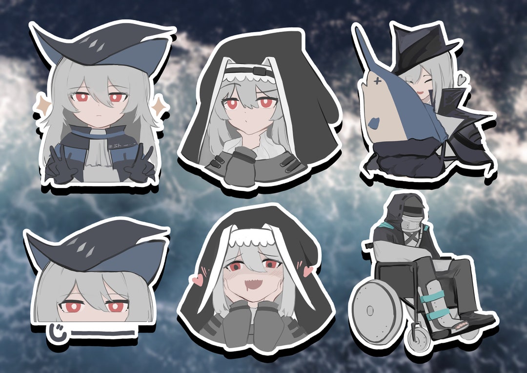 Arknights Seaborn Collection 1 Waterproof Sticker X6 Original Creator ...