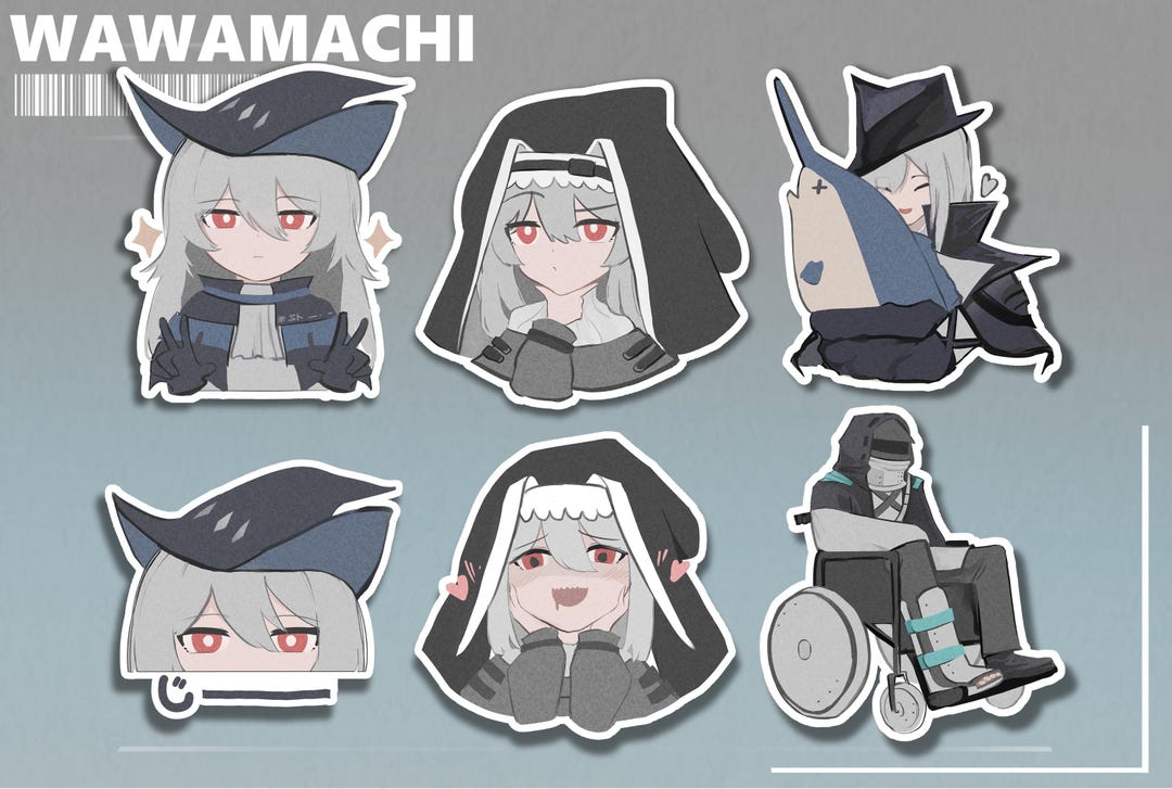 Arknights Seaborn Collection 1 Waterproof Sticker X6 ! - Original ...