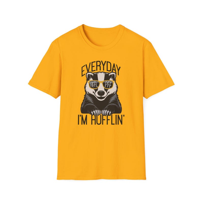 Everyday I'm Hufflin' Shirt, Badger House Tee, Wizard School Apparel ...
