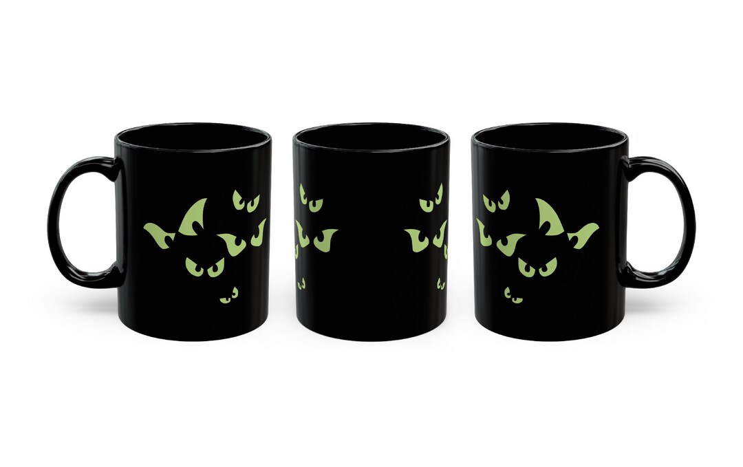 Haunted Mansion Coffee Mug, Spooky Eyes Coffee Cup, Custom Ceramic ...