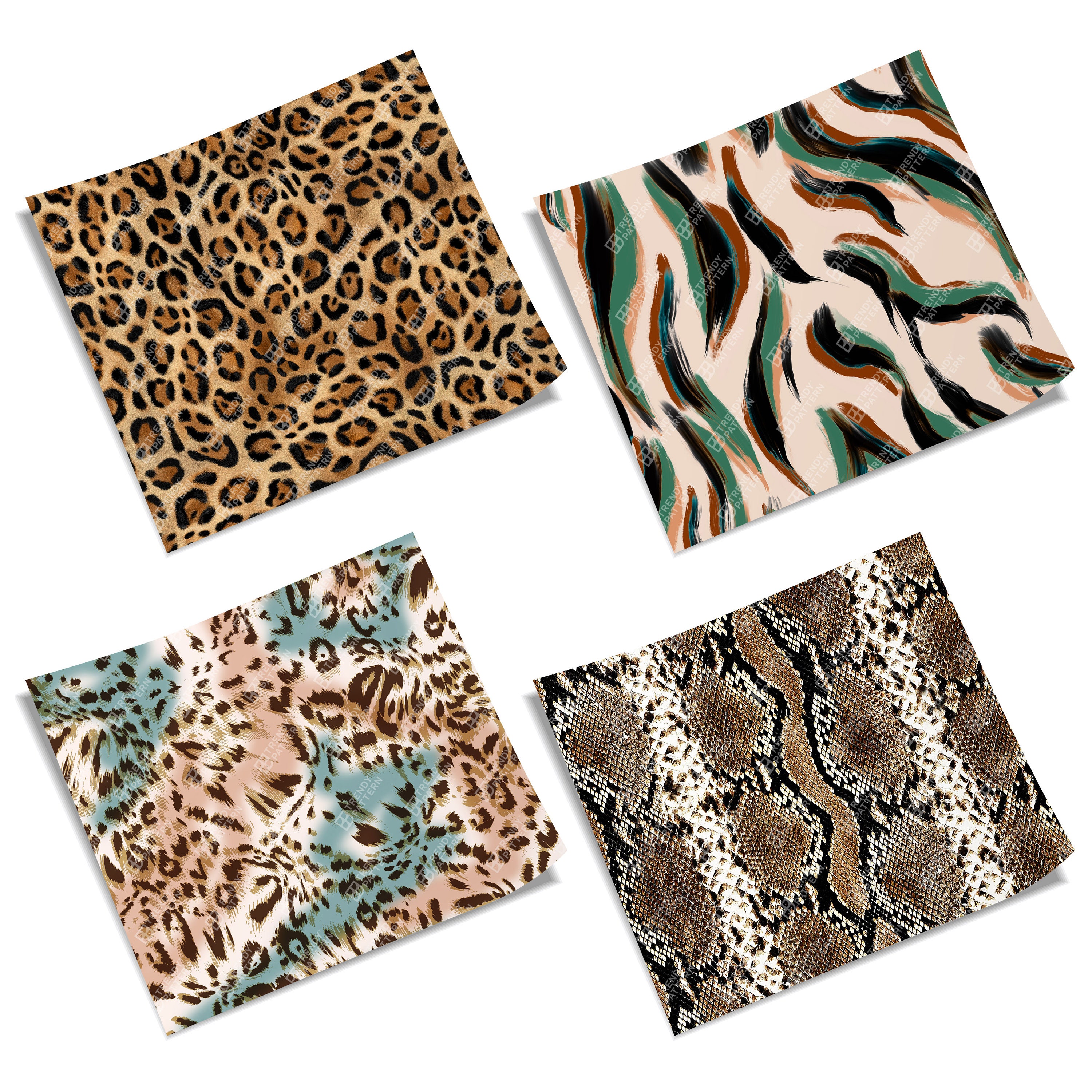 Animal Print Seamless Pattern, Leopard Pattern, Zebra Pattern, Seamless ...