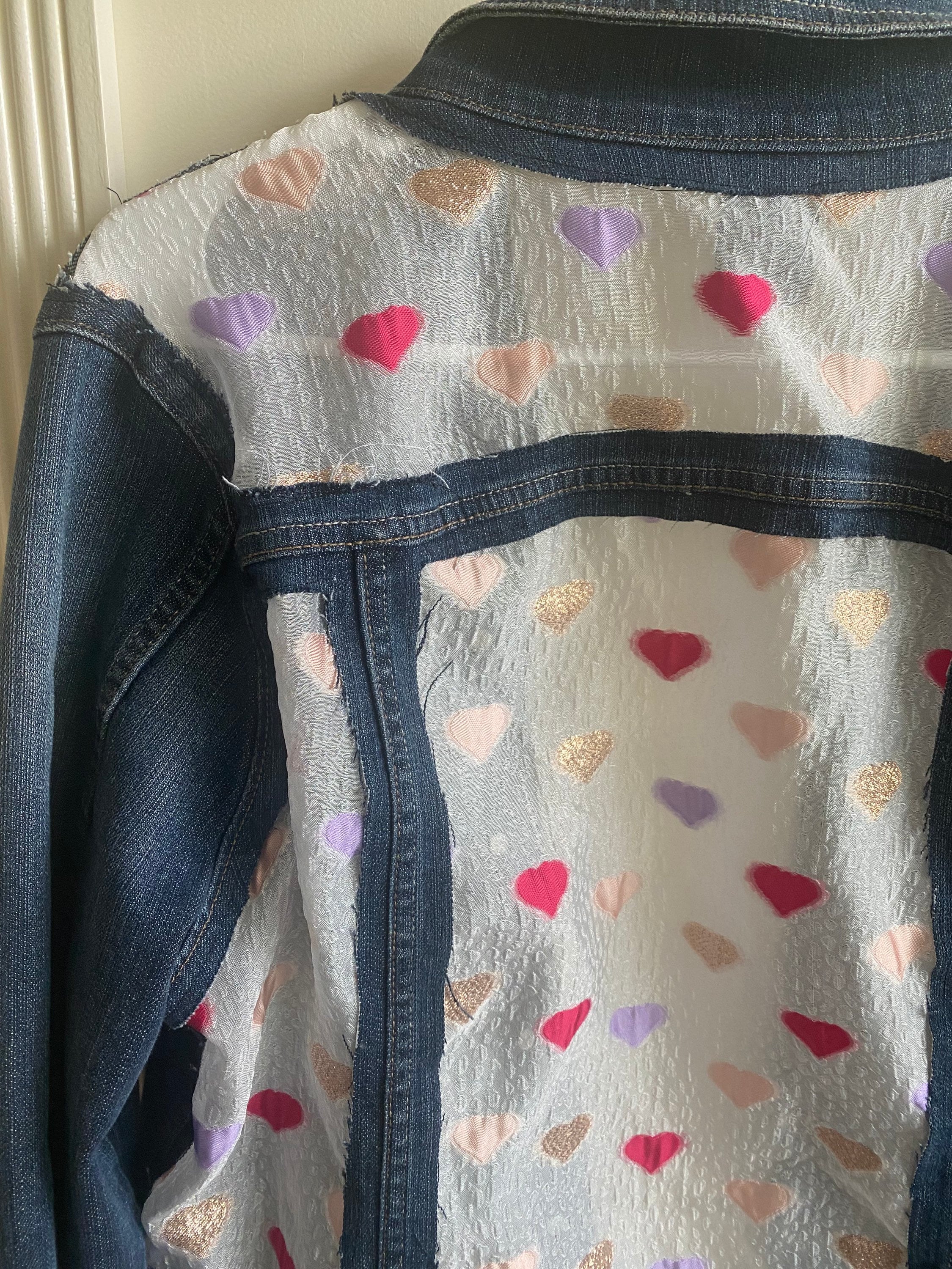 Lover Inspired Denim Jacket, Taylor Swift, Size Large, Women’s, Jean ...