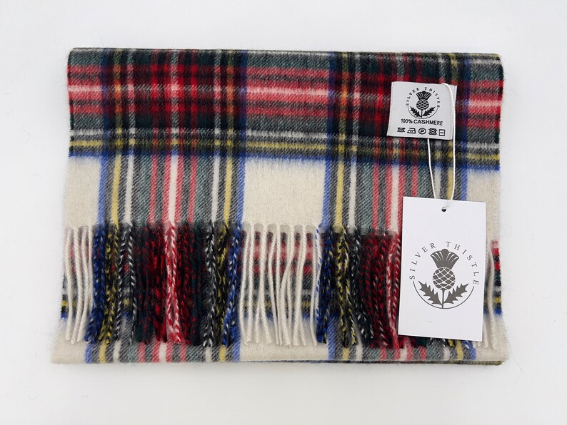 Unique Stewart Dress Tartan Scarf 100% Luxury Soft Cashmere Finest ...