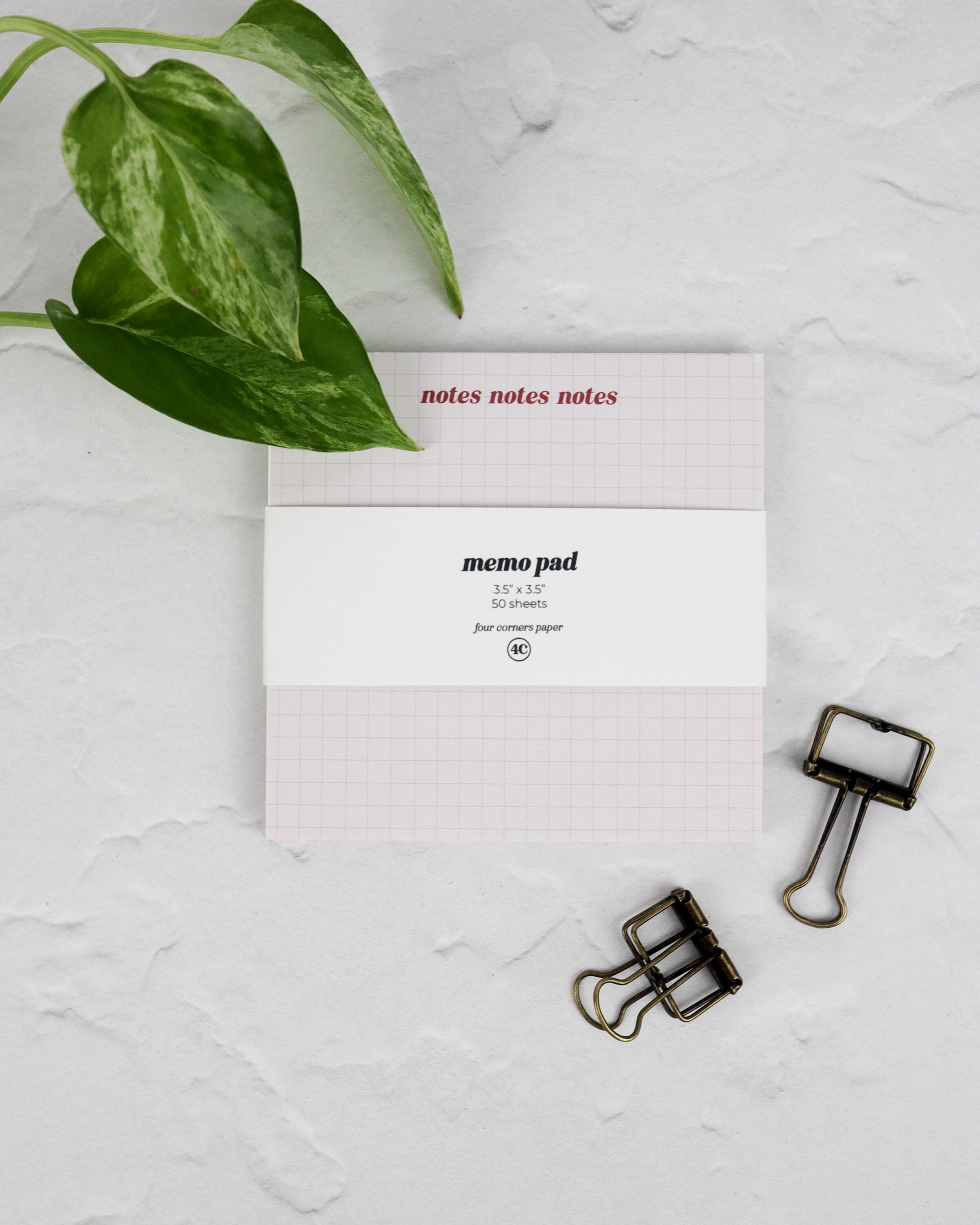 Memo Pad Tear off Sheets Grid/graph Minimalist & Retro - Etsy