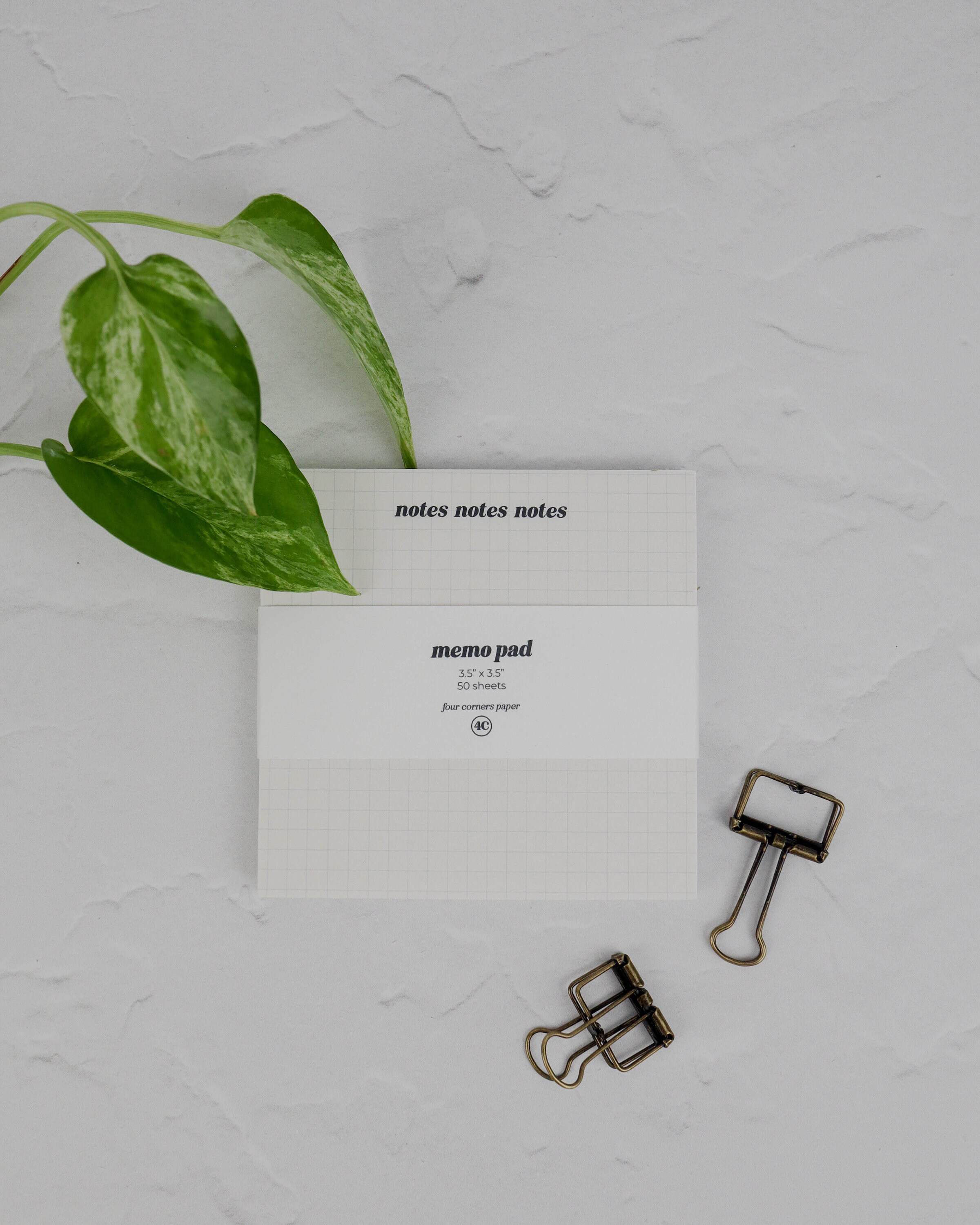 Memo Pad Tear off Sheets Grid/graph Minimalist & Retro - Etsy