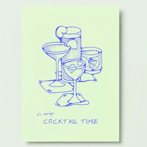 Food Postcard Set | Illustrated Food Postcards | Abstract Art Prints ...