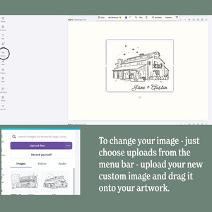 Custom Venue Drawing | Custom Wedding Illustration, Custom Wedding ...