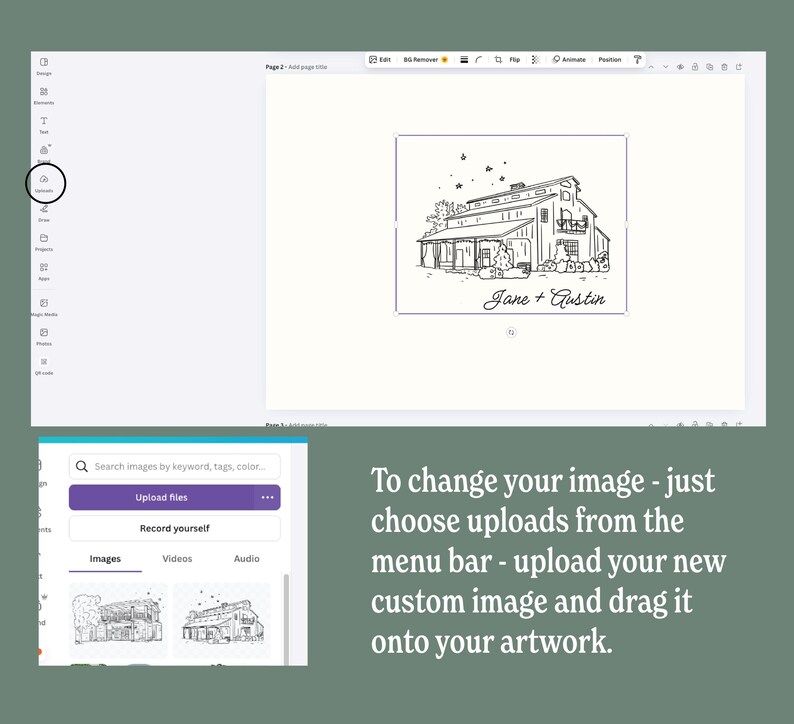 Custom Venue Drawing | Custom Wedding Illustration, Custom Wedding ...
