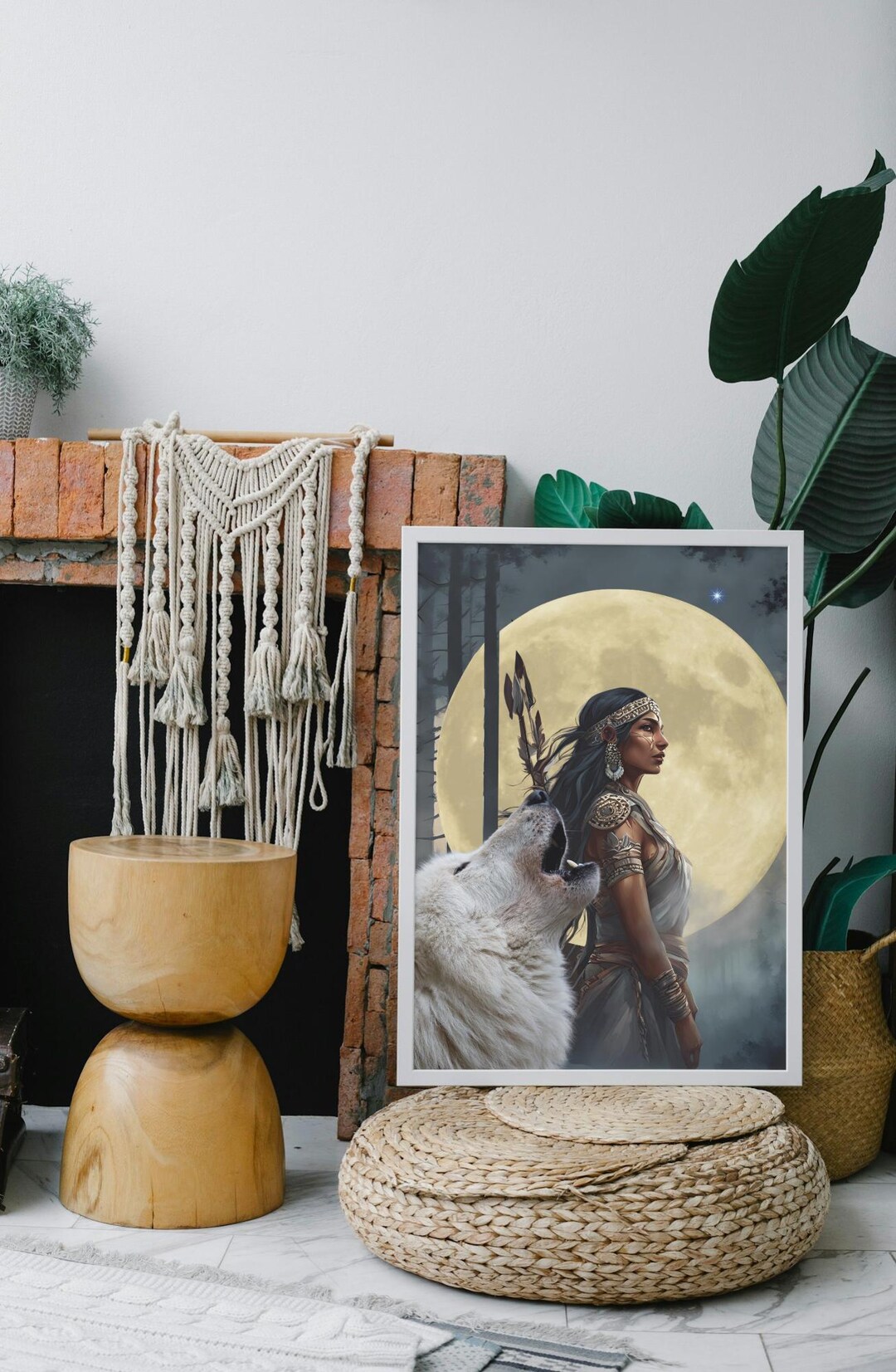 Spiritual Posters, Digital Print - Huntress, Wizard, Decor, Art Wall ...