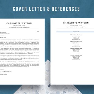 Simple ATS Resume Template for Microsoft Word, Modern ATS Friendly ...