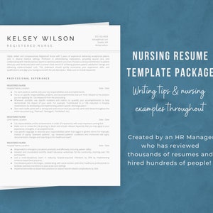 Google Docs Nursing Resume Template | Simple ATS Friendly CV for Travel ...