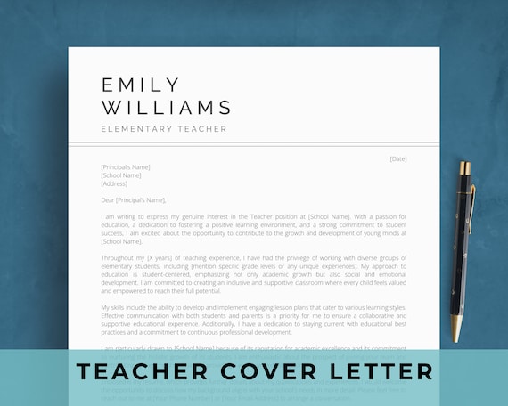 Cover Letter Template Education Teacher Cover Letter Sample & Writing