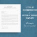 Sorority Letter of Support (LOS) Template for Sorority Recruitment ...