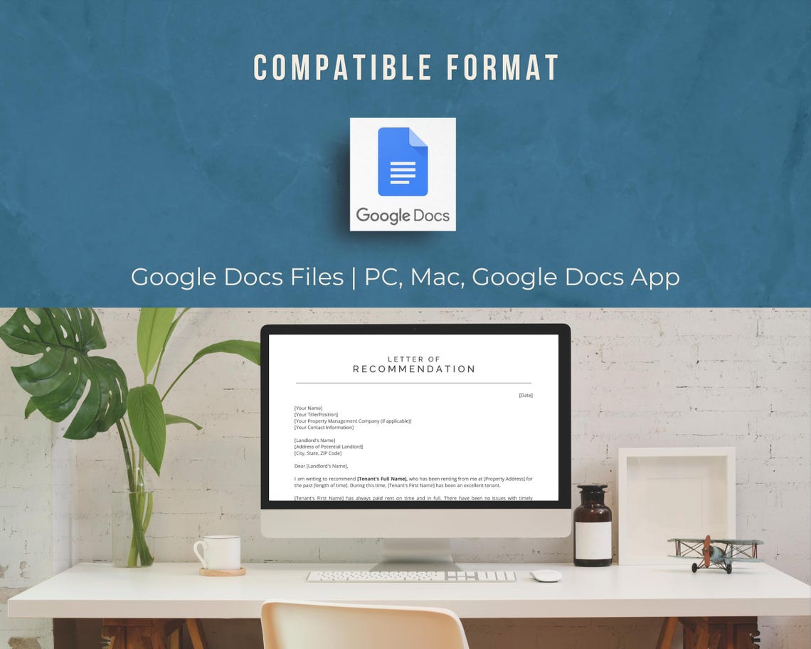 Tenant Reference Letter Template | Landlord Character Reference Letter ...