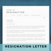 Google Docs Resignation Letter Template Heartfelt Professional 2 Weeks ...
