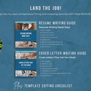 Professional Resume Template for Google Docs | Simple CV Template | Clean ATS Friendly Resume ...