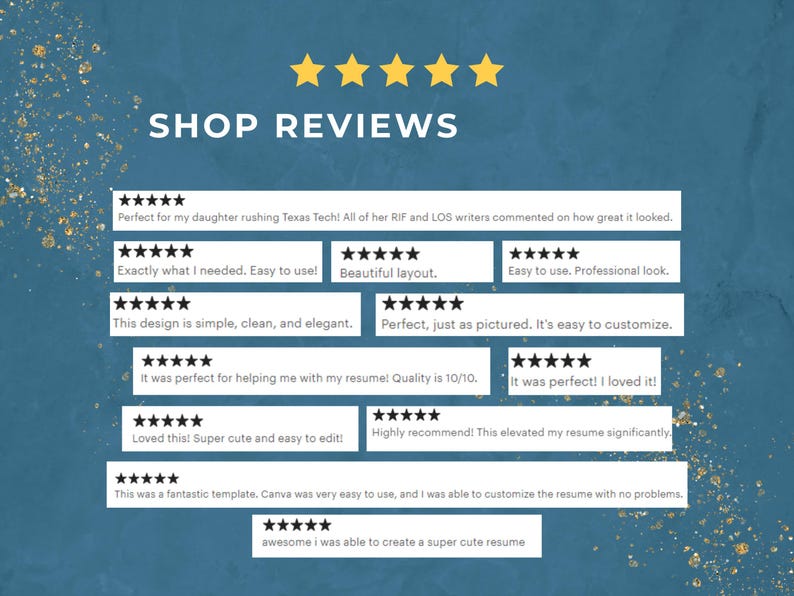 Sorority Resume Template With Photo, Pink Rush Resume and Sample Cover ...