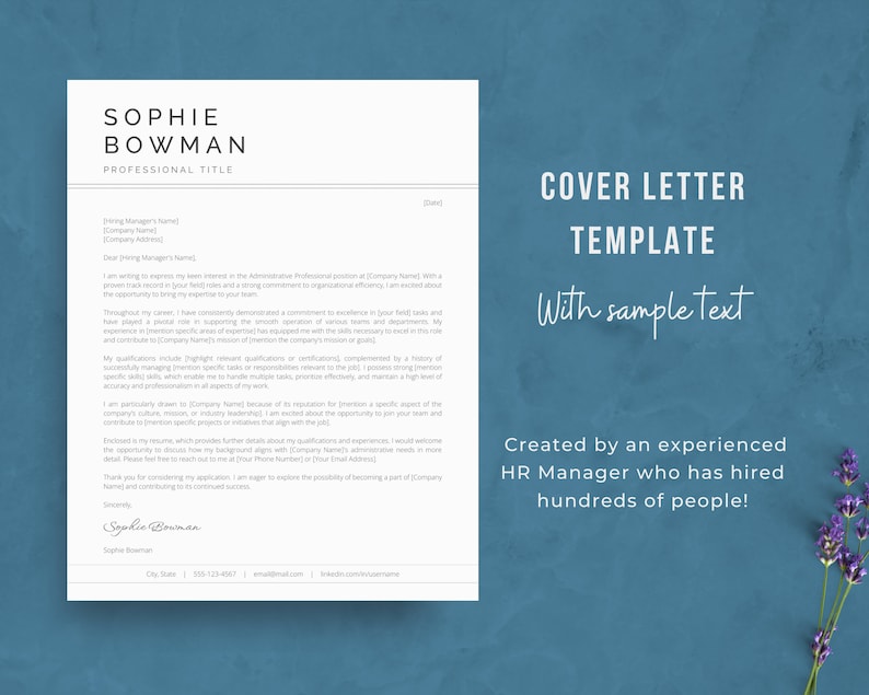 Google Docs Cover Letter Template | Professional Resume Cover Letter ...