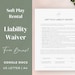 Soft Play Liability Waiver Form Template | Editable Soft Play Equipment ...