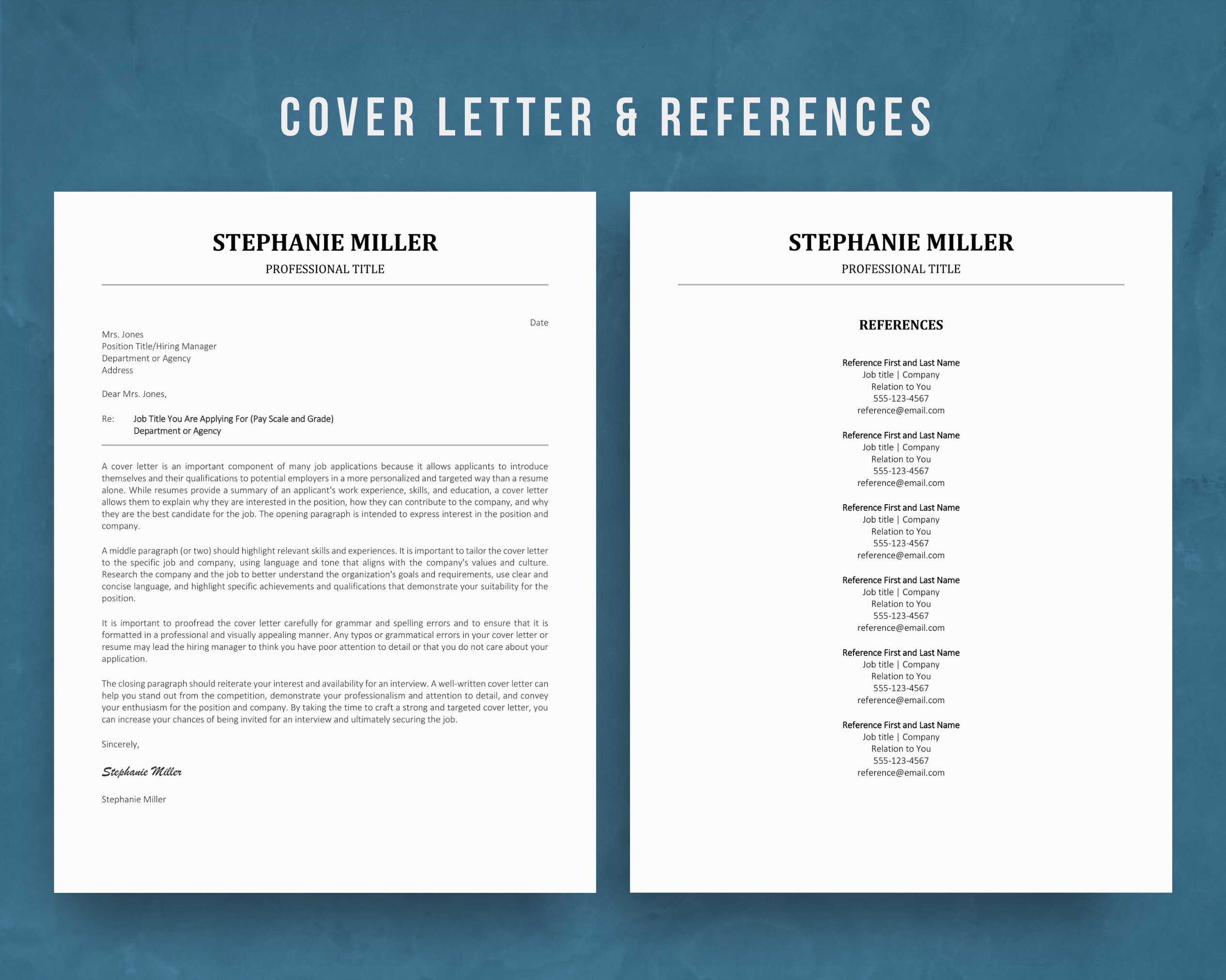 US Federal Resume Template for Word & Google Docs | USAJOBS Government ...