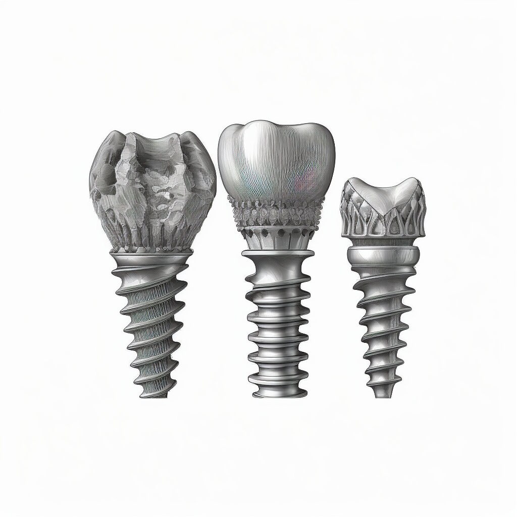 Three Dental Implant Collection: Three Dental Implants With Interesting ...