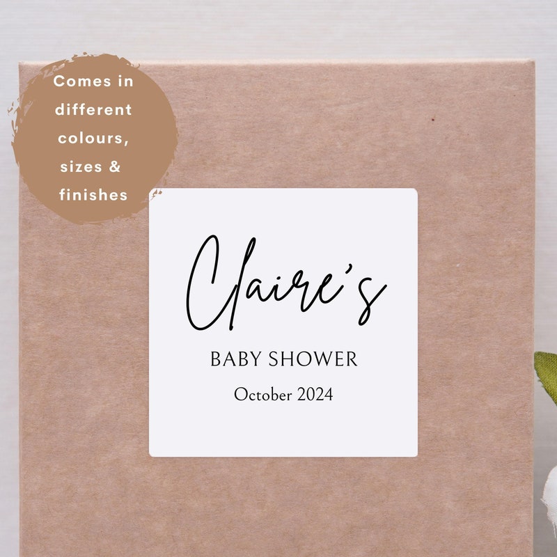 Baby Shower Labels - Etsy