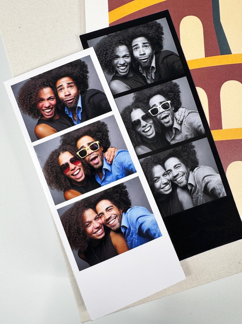 Personalised Photo Strip Print – Custom Photo Booth Style Gift for ...