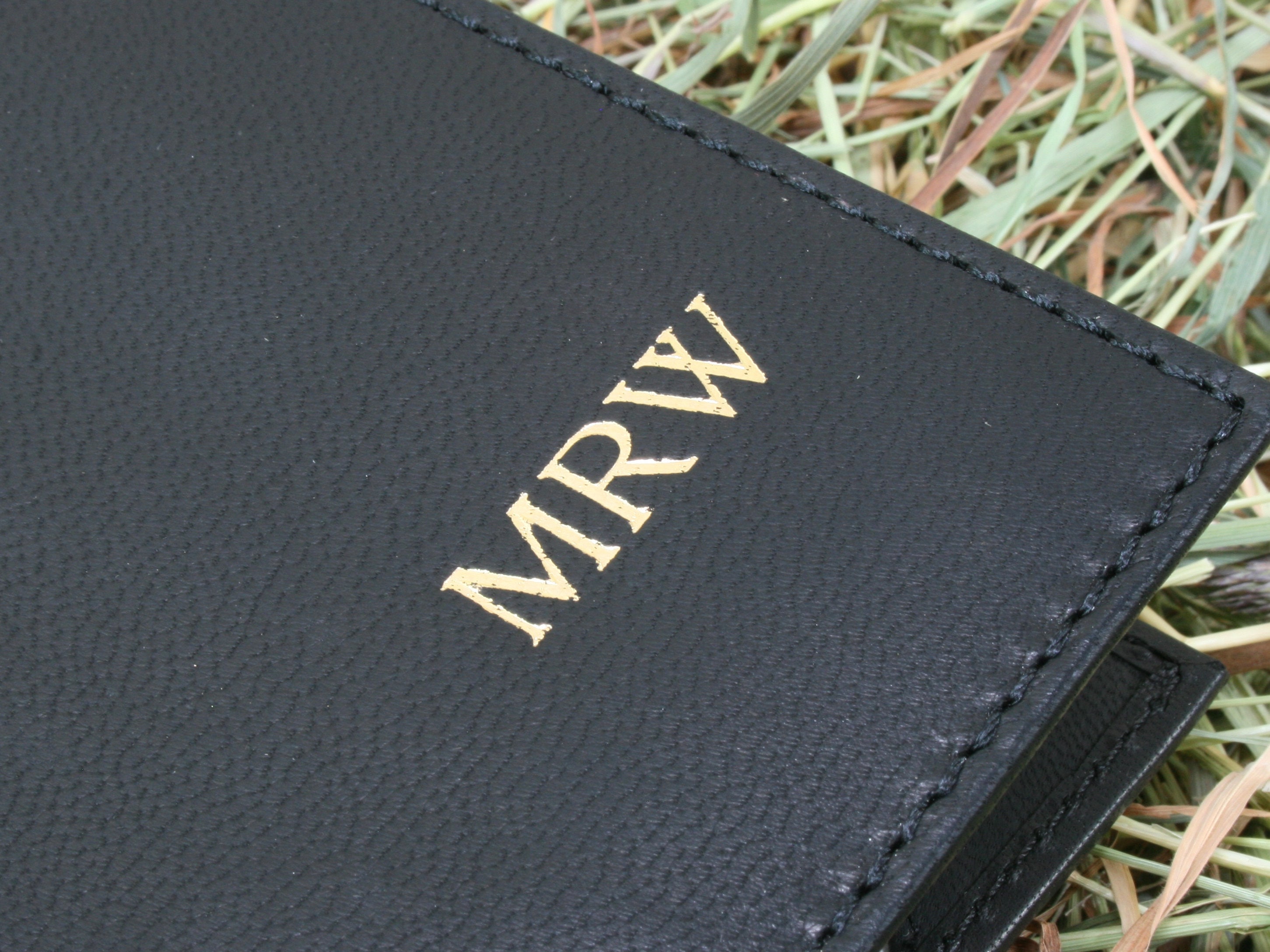 Personalized Firearm Certificate Holder in Black Leather Shotgun ...