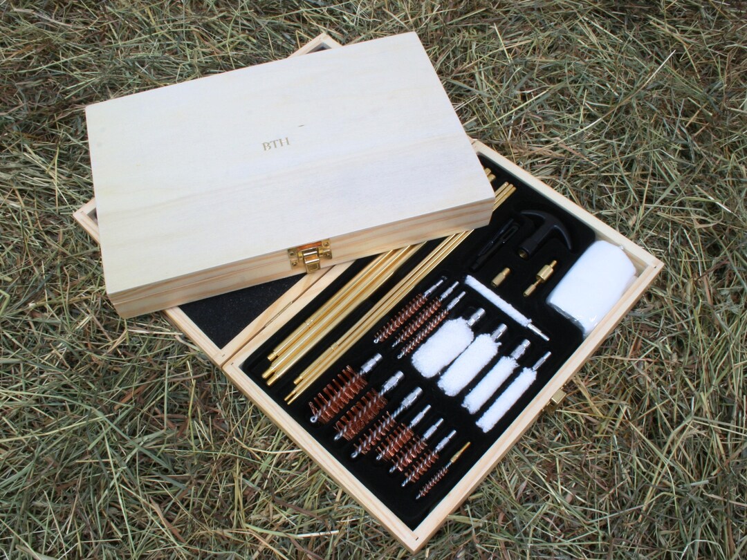 Custom Shotgun Rifle Air Rifle Cleaning Kit Personalised Initials ...