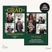 Green and Gold Baylor Graduation Announcement Baylor University Grad ...