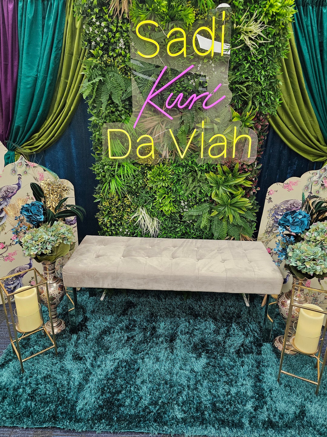 Wedding Backdrop Asian Events Indian Bride Essentials Mehndi Maiyan ...