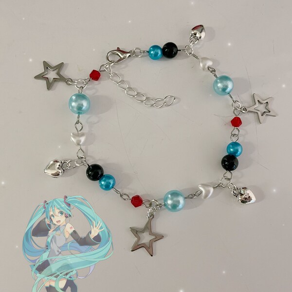 Hatsune Miku Bracelet - Etsy