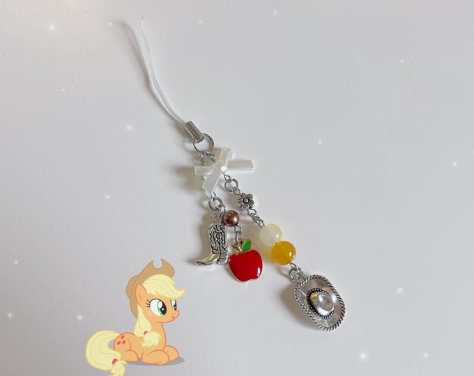 Handmade Applejack Inspired My Little Pony Phone Charm - Cutecore ...