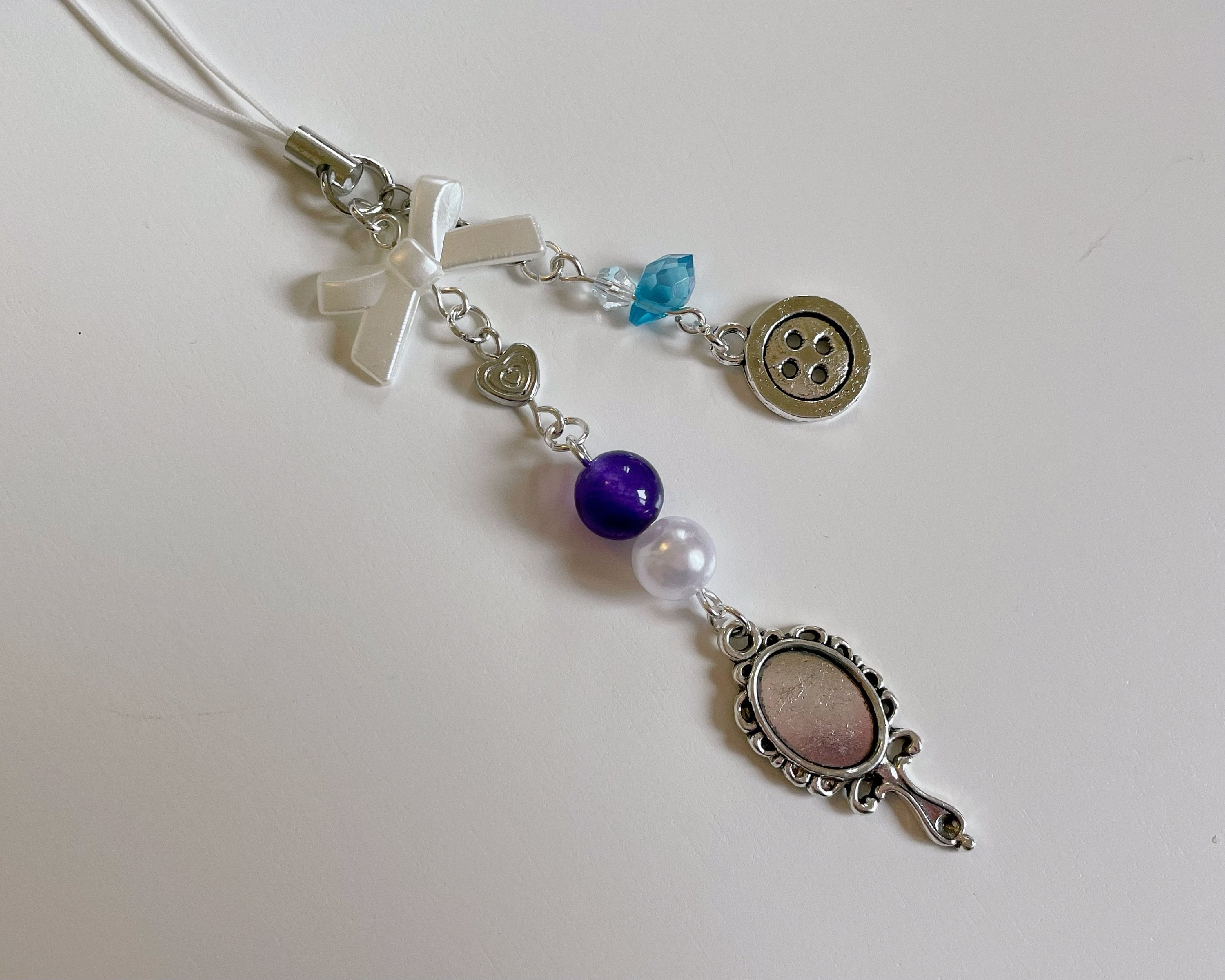 Handmade Rarity Inspired My Little Pony Phone Charm Cutecore ...