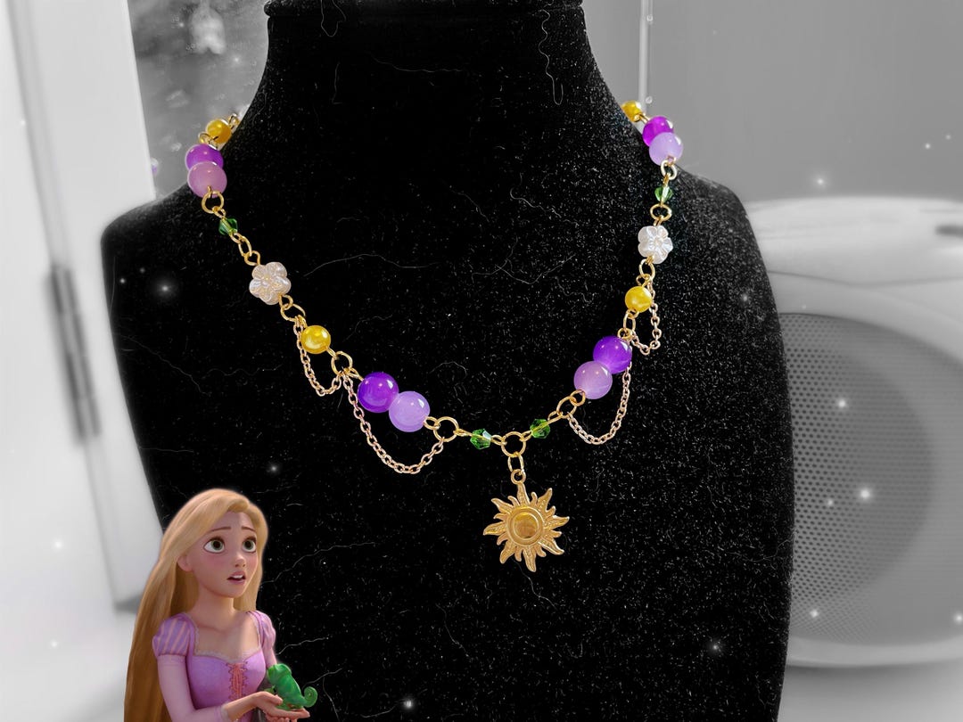 Handmade Rapunzel Inspired Choker Necklace - Tangled Fairycore ...