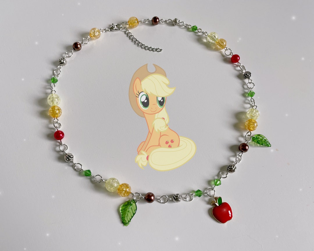 Handmade Applejack Inspired Necklace My Little Pony Friendship is Magic ...