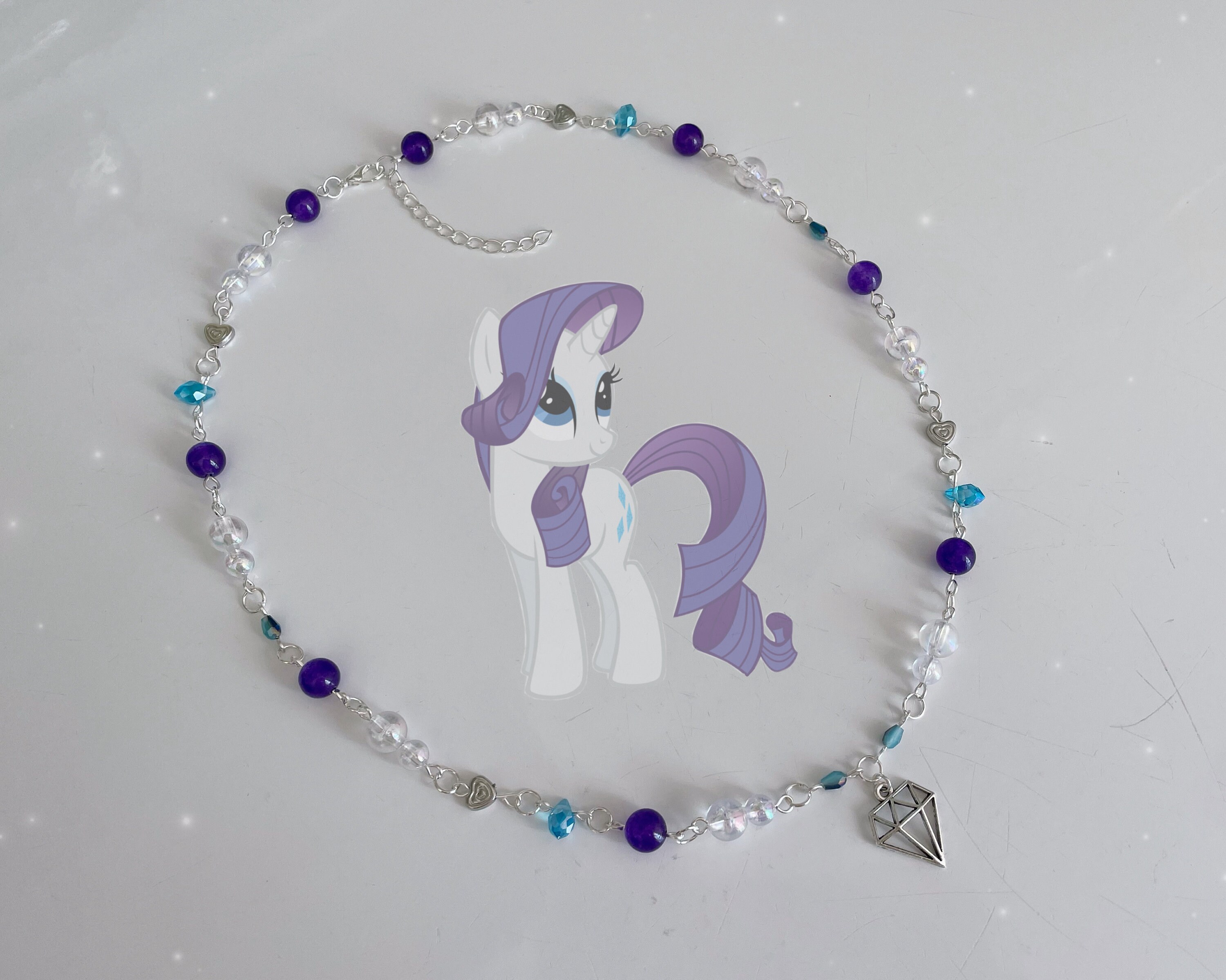 Collar inspirado en rareza hecho a mano My Little Pony - Etsy España