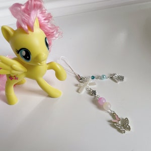 Handmade Fluttershy Inspired Phone Charm My Little Pony Friendship is ...