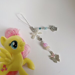 Handmade Fluttershy Inspired Phone Charm My Little Pony Friendship is ...