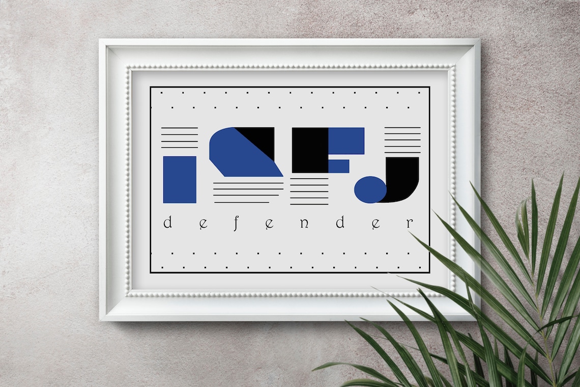 ISFJ Defender Myers Briggs Mbti Personality Type, ISFJ Minimal ...